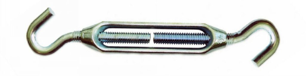 Die Cast Turnbuckle Hook & Eye Zinc Plated