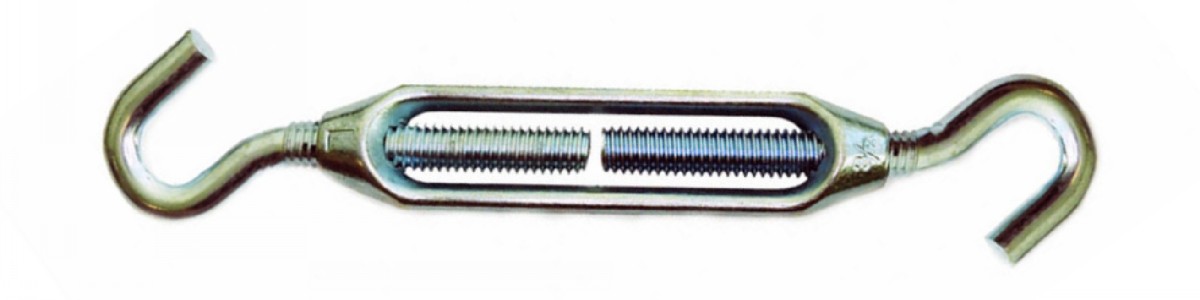Die Cast Turnbuckle Hook & Eye Zinc Plated