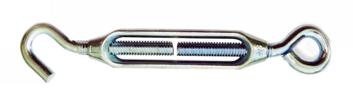 Die Cast Turnbuckle Hook & Eye Zinc Plated