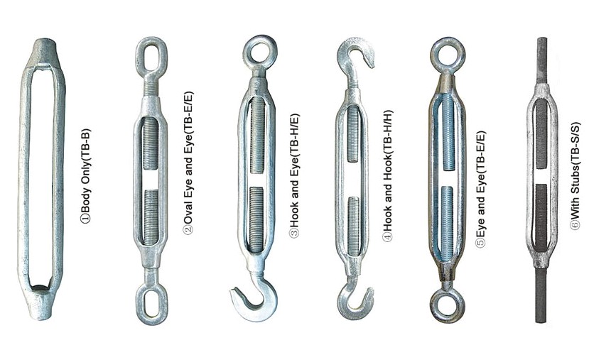 Open Body Turnbuckle JIS Frame Type Forged Steel