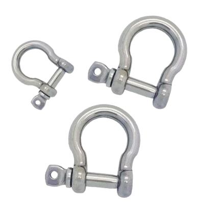 European Large Bow Shackle with Screw Collar Pin