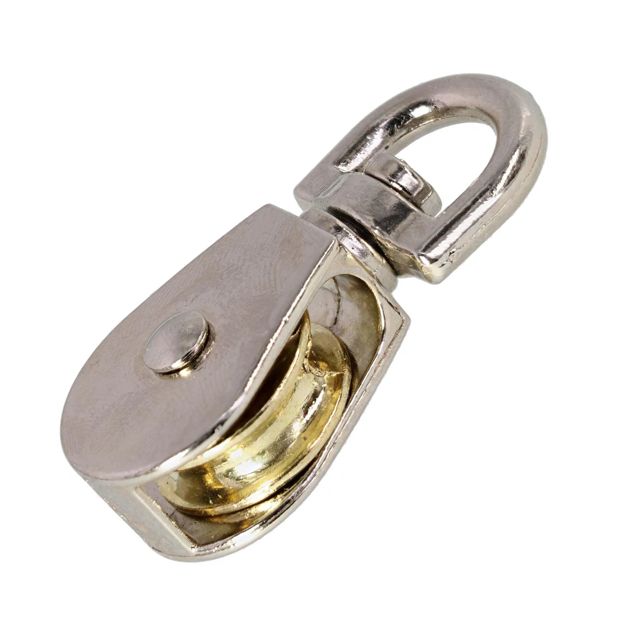 Swivel Eye Single Pulley Block | Durable Die Cast Metal Pulley Wheel 1/ ...