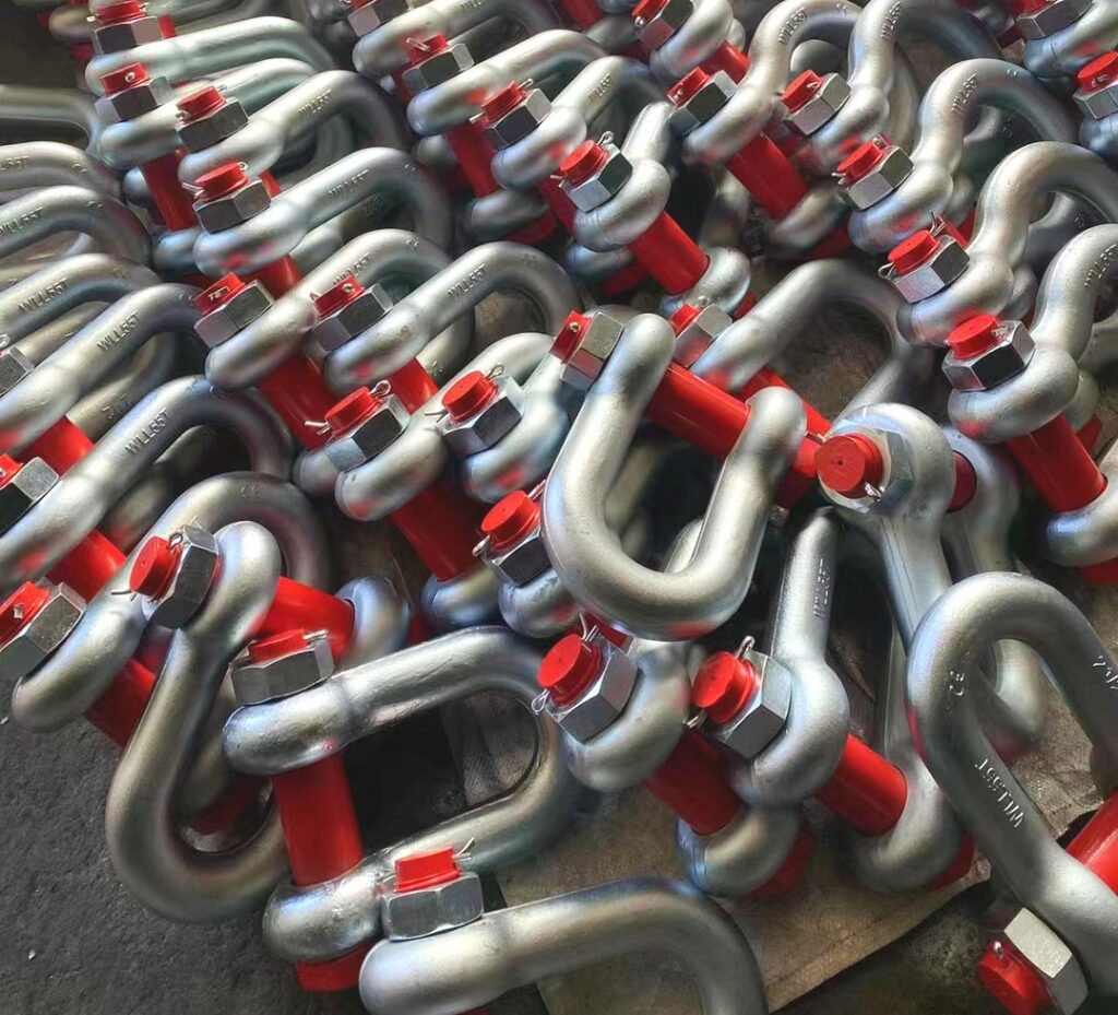 Bolt Type Shackle, Lifting Chain Shackles Rigging D Shackle-Kailipu