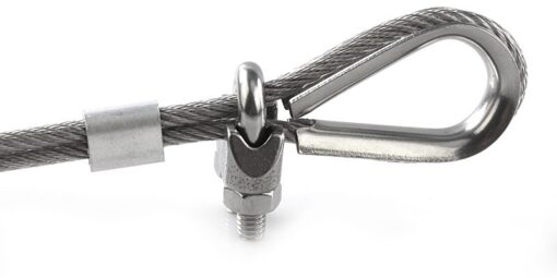 High Quality Steel Cable Fasteners Clamp Thimble Sleeve Set