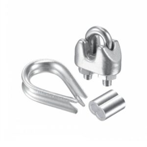 High Quality Steel Cable Fasteners Clamp Thimble Sleeve Set