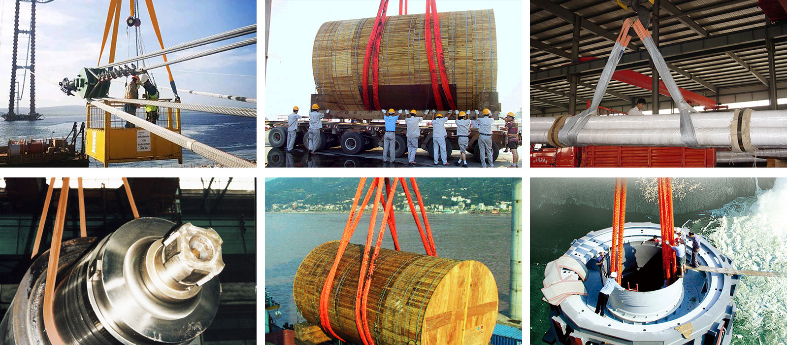 High Quality Soft Slings Eye & Eye Round Type WLL 1T-500T