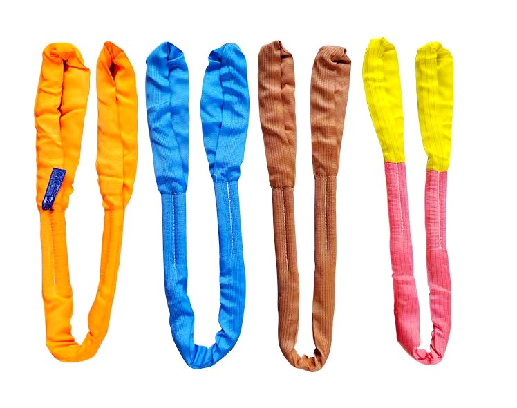 High Quality Soft Slings Eye & Eye Round Type WLL 1T-500T